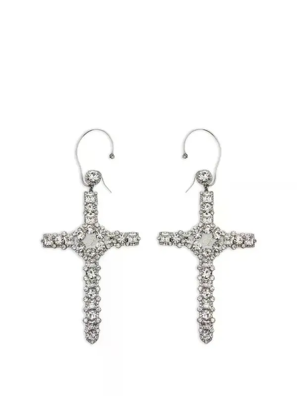 Blumarine Cross Earring - Silver