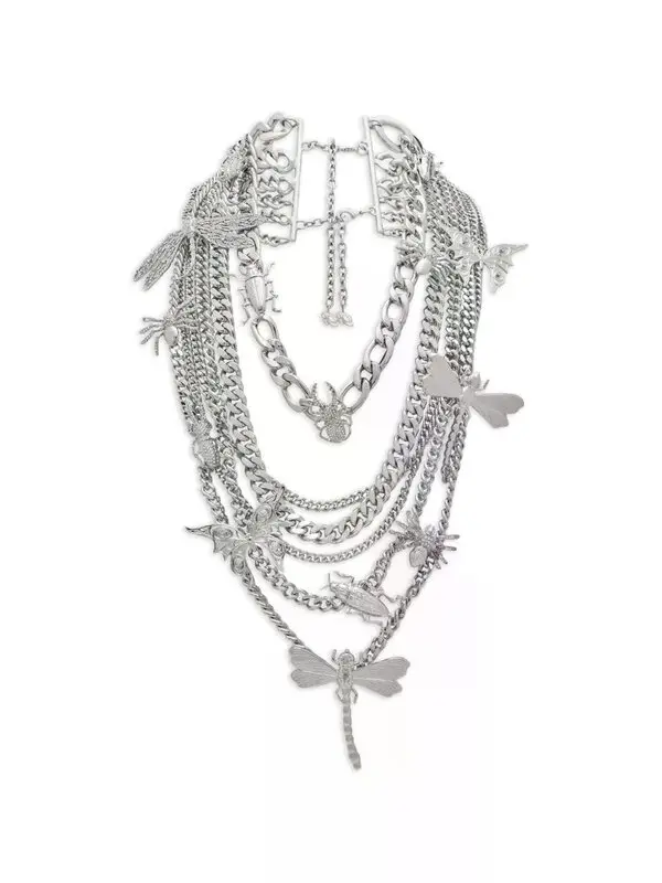 Blumarine Layered Chain Necklace - Silver