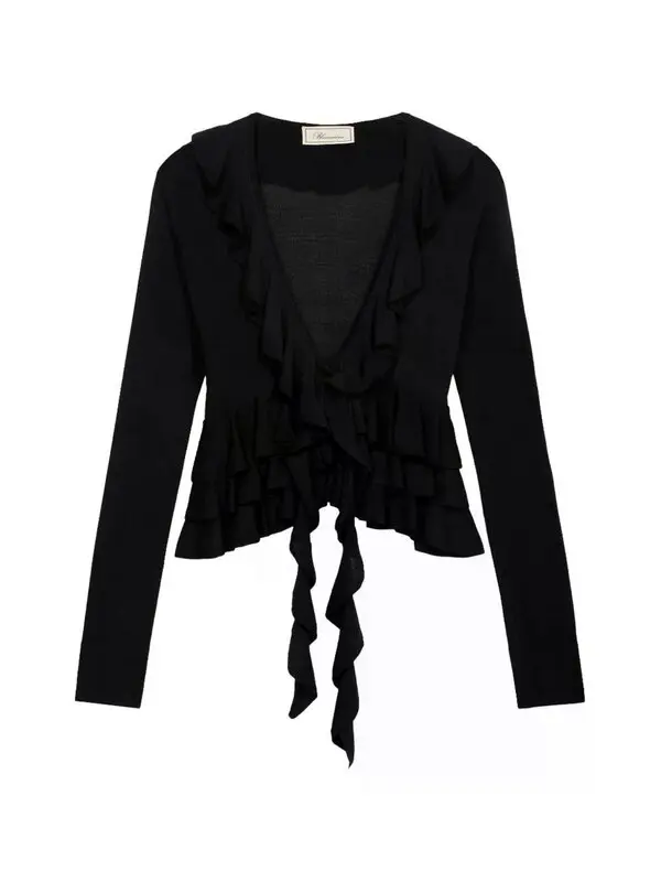 Blumarine Ruffled Cardigan
