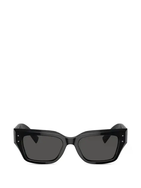 Dolce & Gabbana Studded Square Sunglasses - Black