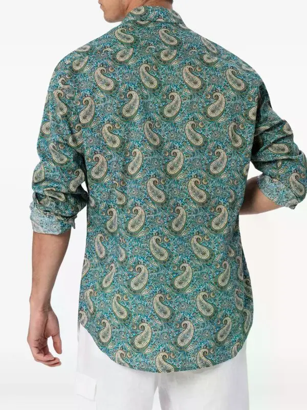 MC2 SAINT BARTH Sikelia Paisley Print Cotton Shirt
