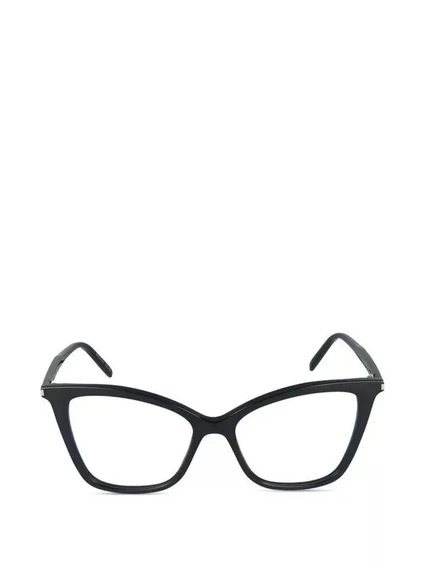 Saint Laurent Sl 386 Cat-eye Frame Eyeglasses - Black