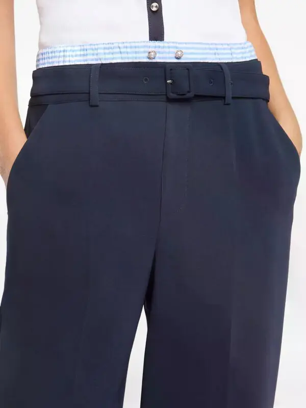 Cinq À Sept Aron Straight Trousers - Blue