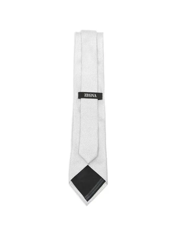 Zegna Silk Neck Tie - Grey