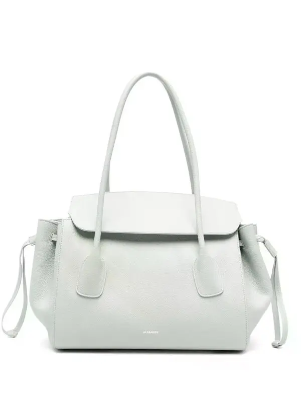 JIL SANDER Leather Tote Bag - Green