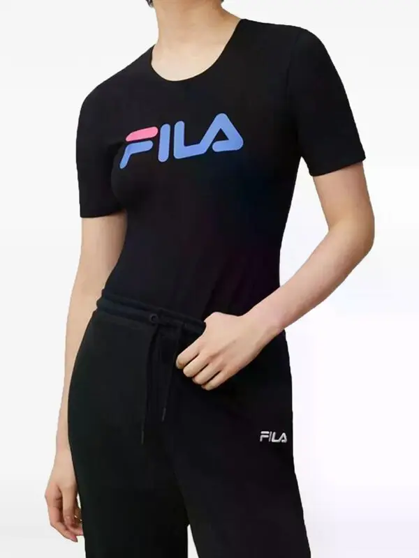 FILA Logo-print T-shirt - Black