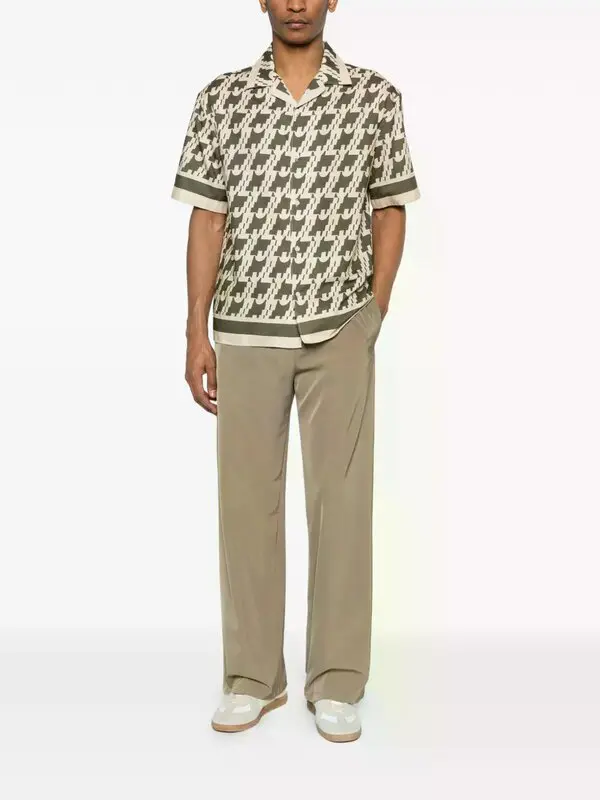 J. Lindeberg Border Print Resort Shirt