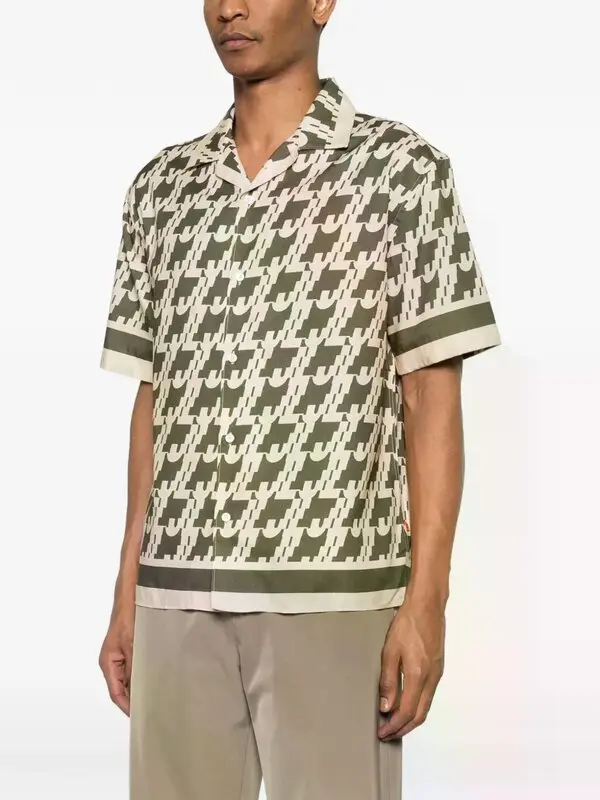 J. Lindeberg Border Print Resort Shirt