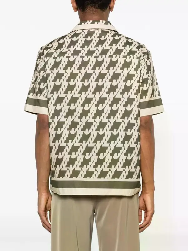 J. Lindeberg Border Print Resort Shirt