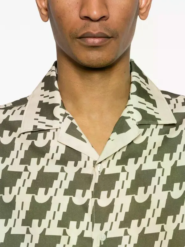 J. Lindeberg Border Print Resort Shirt