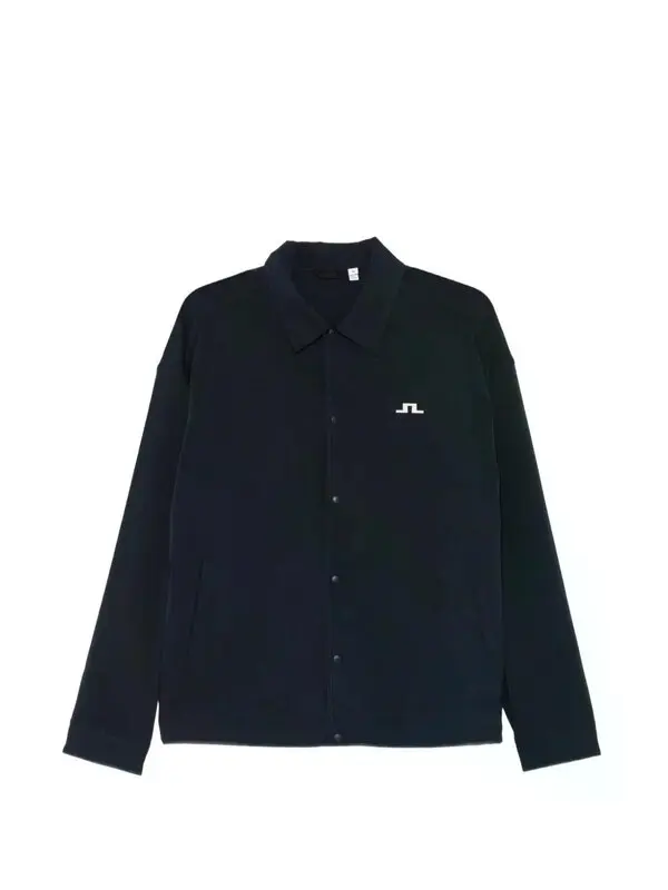 J. Lindeberg Logo Coach Overshirt - Blue