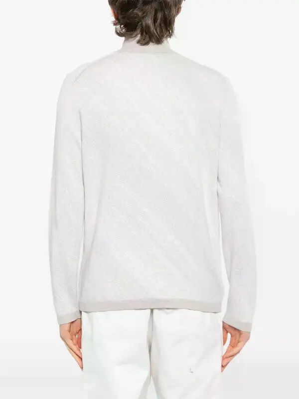 N.peal Salcombe Zipped Sweater - Grey