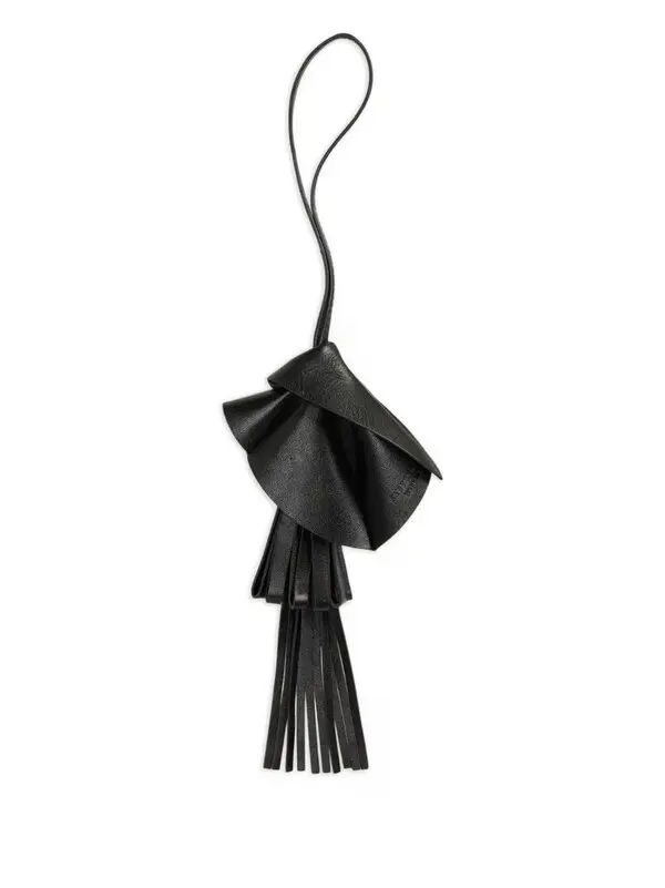 Ralph Lauren Floral Bag Charm - Black