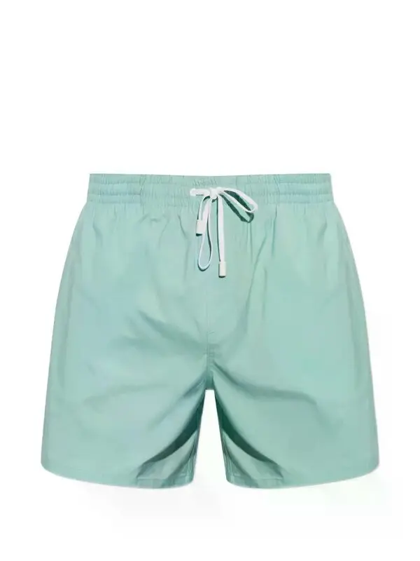 Balmain Logo Swim Shorts - Blue