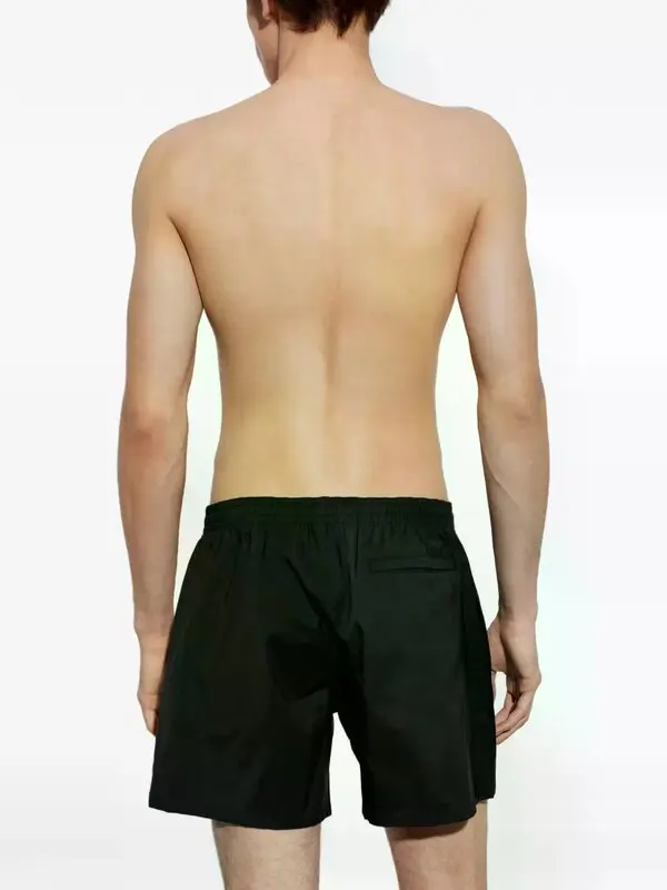 Balmain Logo Swim Shorts - Black