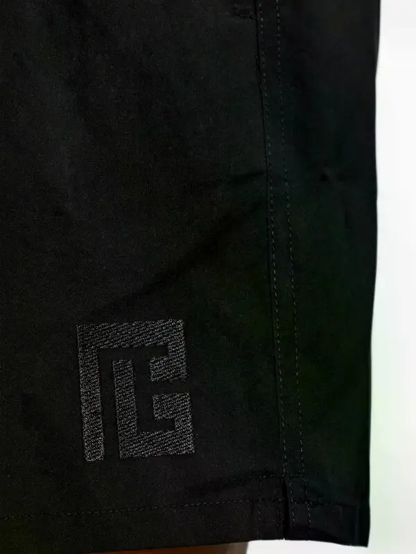 Balmain Logo Swim Shorts - Black