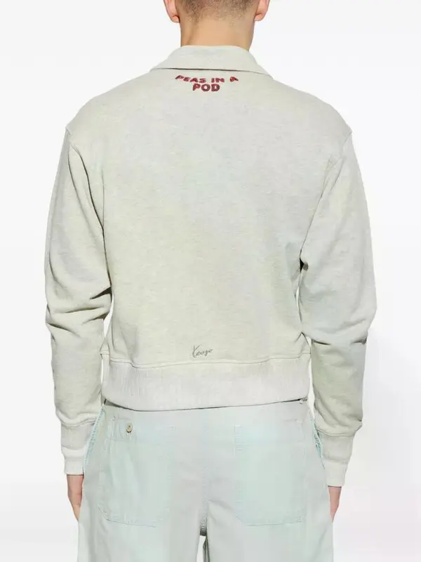 Kenzo Rabbit-motif Zip-up Sweater