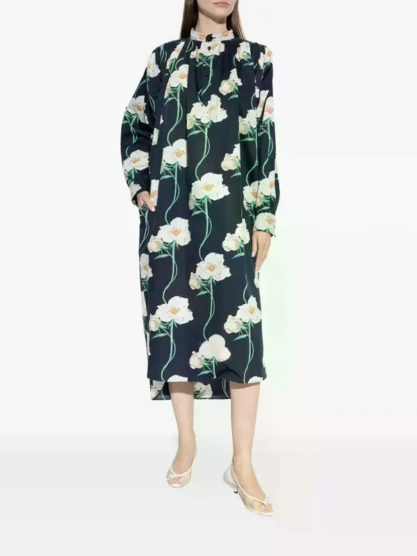 Kenzo Floral Button Dress