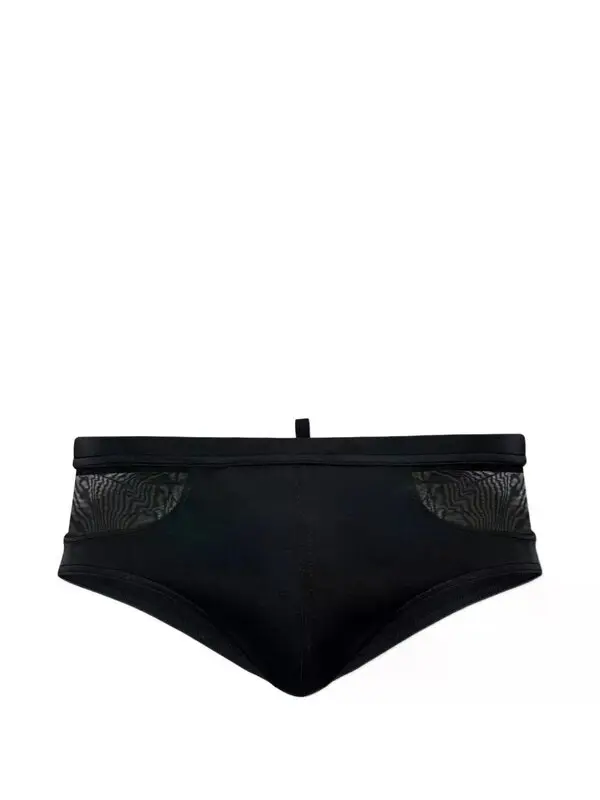 Dsquared2 Mesh Panel Swim Briefs - Black