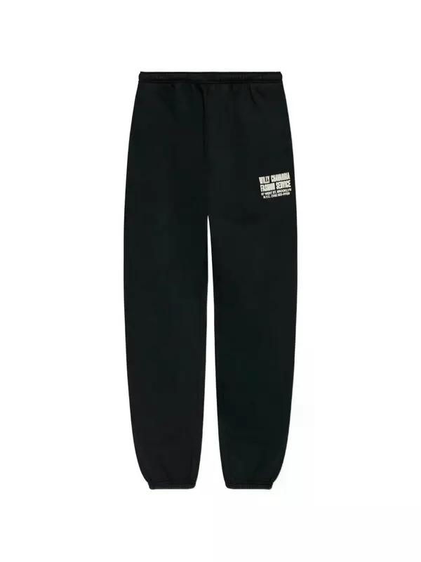 WILLY CHAVARRIA Logo Trousers - Black