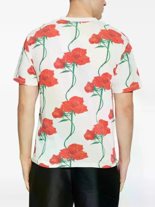 Kenzo Floral Print T-shirt - White