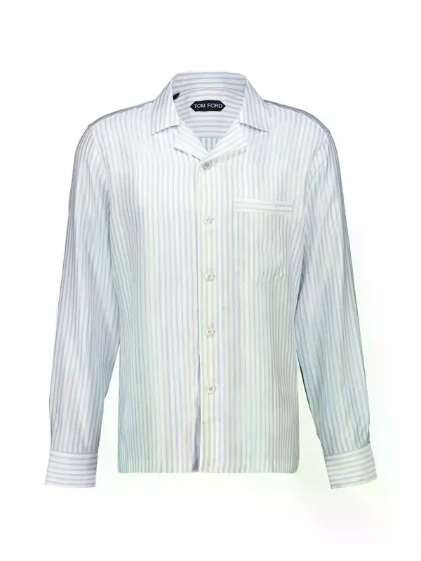 TOM FORD Striped Chest-pocket Shirt