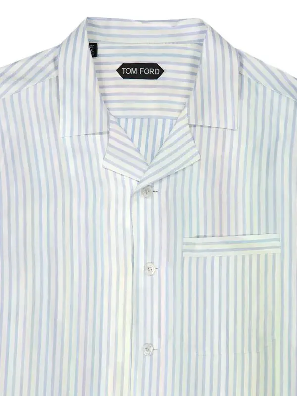 TOM FORD Striped Chest-pocket Shirt