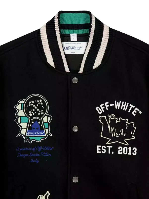 Off-White Panthers Varsity Jacket