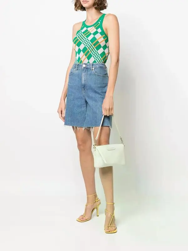 LANCASTER Logo Patch Shoulder Bag - Neutrals