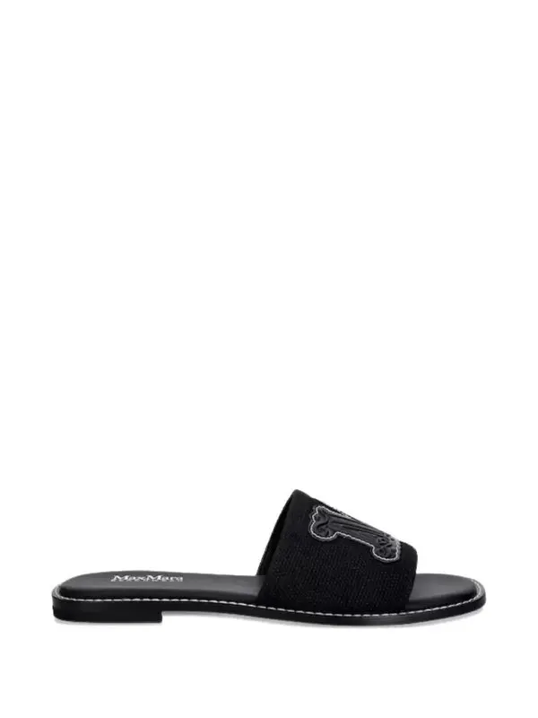 Max Mara Logo-appliqué Sandals