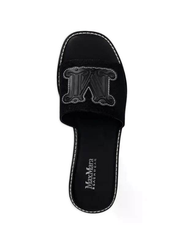 Max Mara Logo-appliqué Sandals