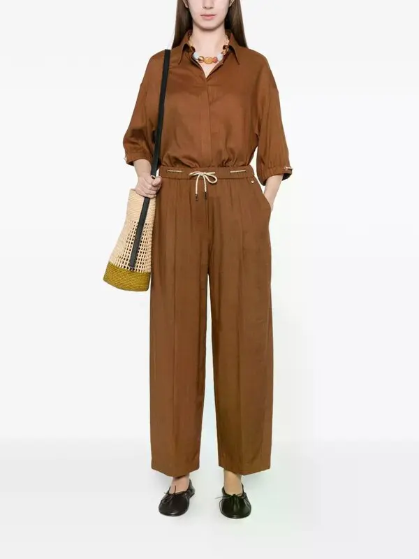 Herno Drawstring Trousers - Brown