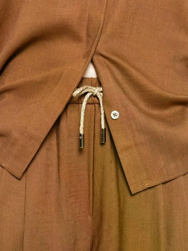 Herno Drawstring Trousers - Brown
