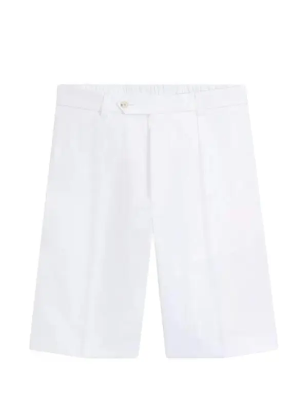 BOSS X David Beckham Pleated Shorts - White
