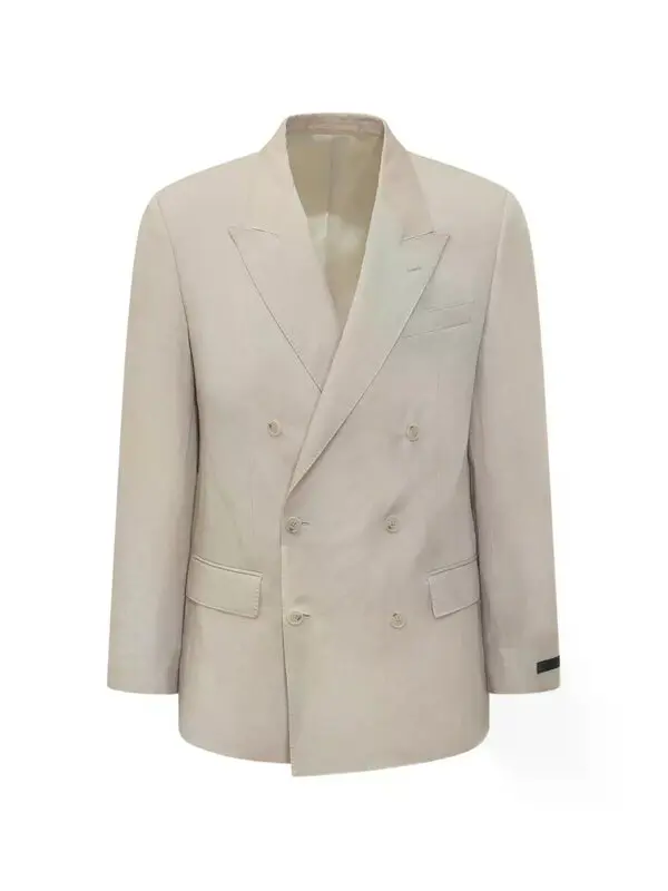 BOSS X Beckham Slim-fit Jacket With Micro Pattern - Neutrals