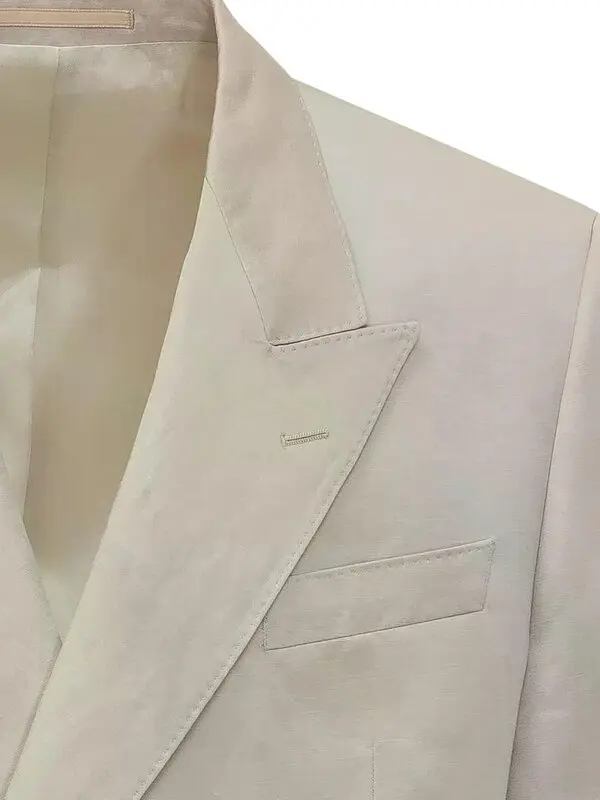 BOSS X Beckham Slim-fit Jacket With Micro Pattern - Neutrals
