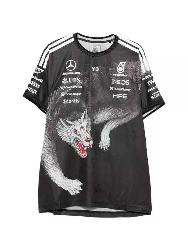 Y3 X Mercedes-amg Petronas F1 Graphic Print T-shirt