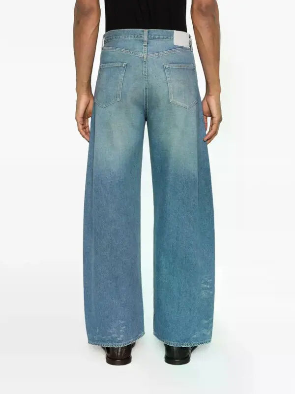 SSSTEIN Deformation Cotton Jeans