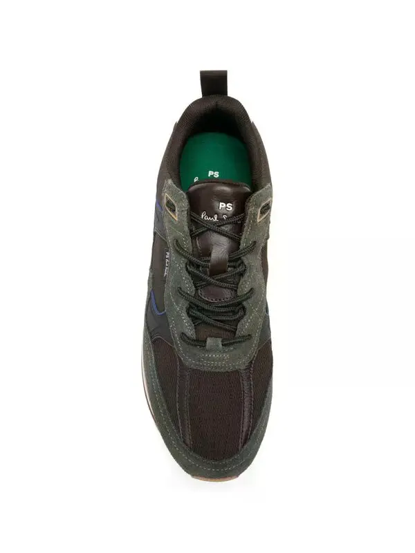 Paul Smith Lace-up Panelled Sneakers - Brown
