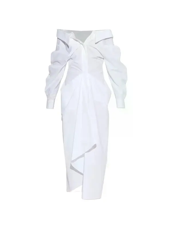 Givenchy Draped Poplin Dress