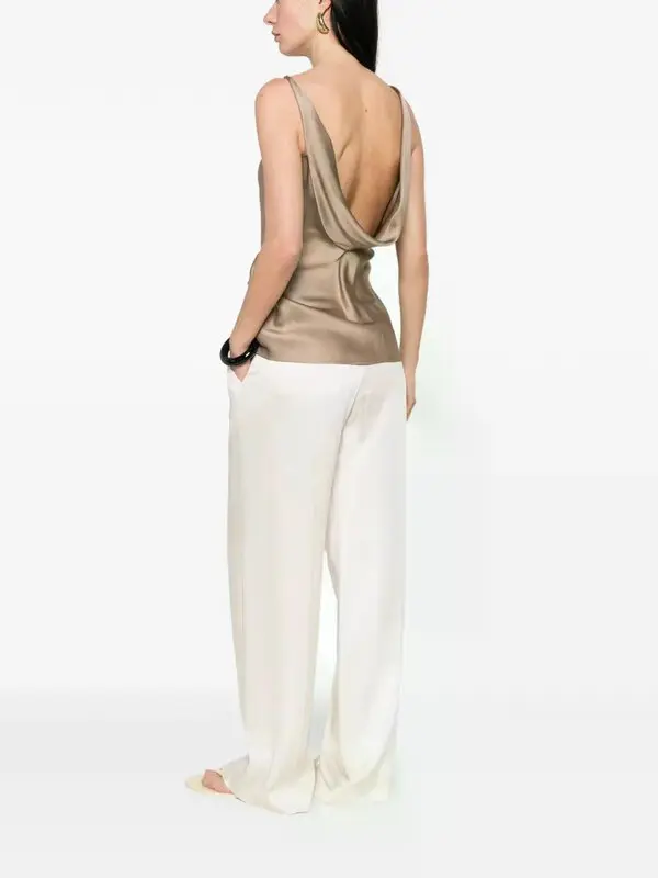 Brunello Cucinelli Spaghetti-straps Tank Top - Neutrals