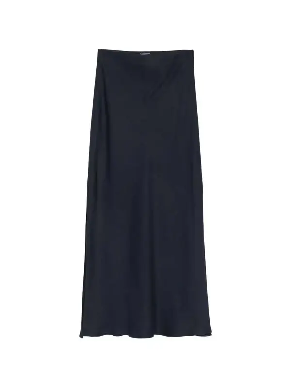 Brunello Cucinelli Slit-side Skirt - Blue