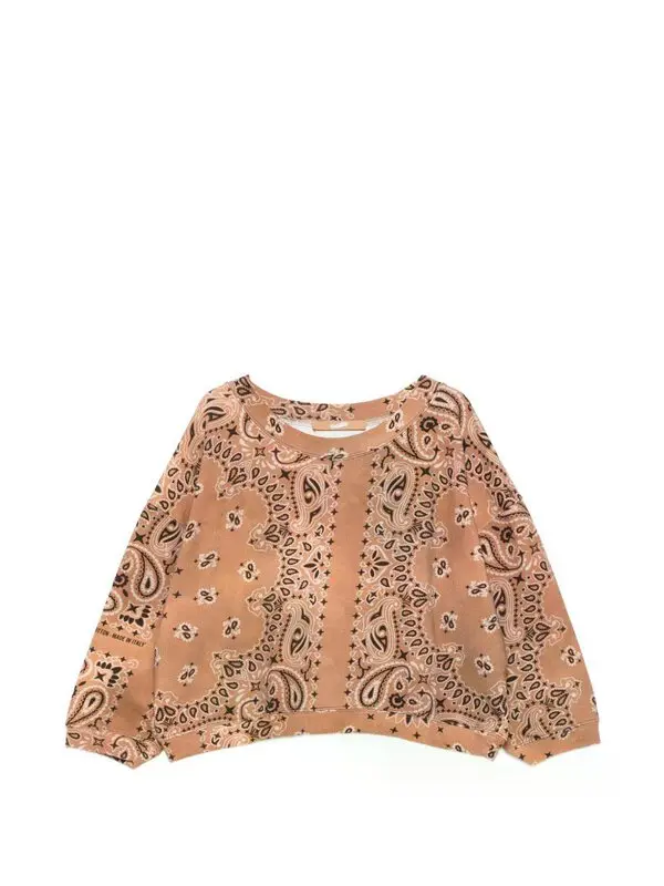 DON'T @ ME Paisley-print Sweatshirt