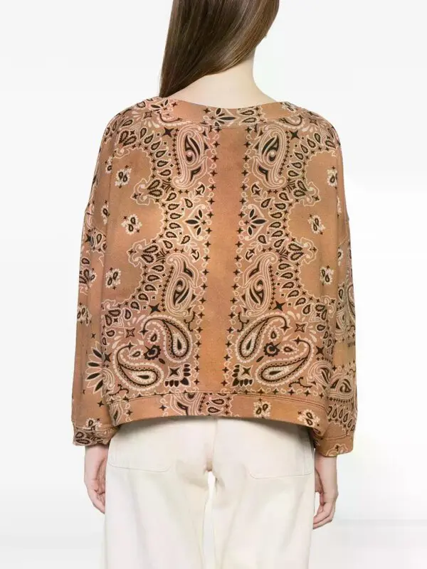 DON'T @ ME Paisley-print Sweatshirt