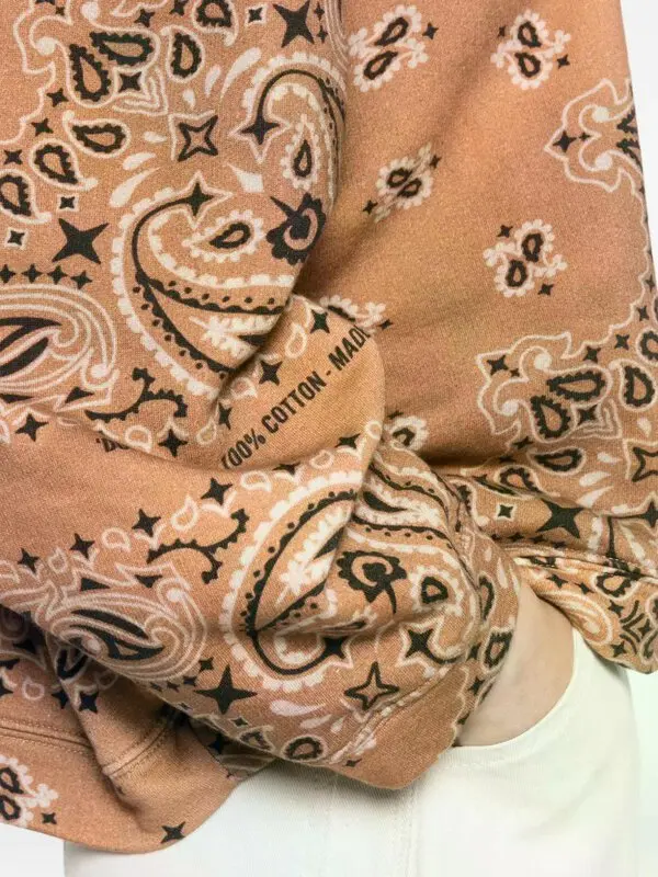 DON'T @ ME Paisley-print Sweatshirt