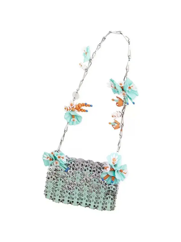 Rabanne Nano 1969 Shoulder Bag - Silver