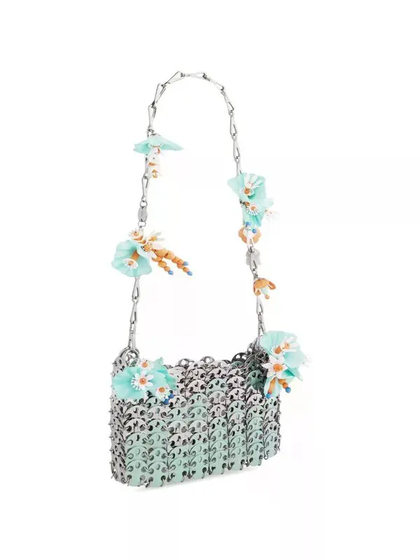 Rabanne Nano 1969 Shoulder Bag - Silver
