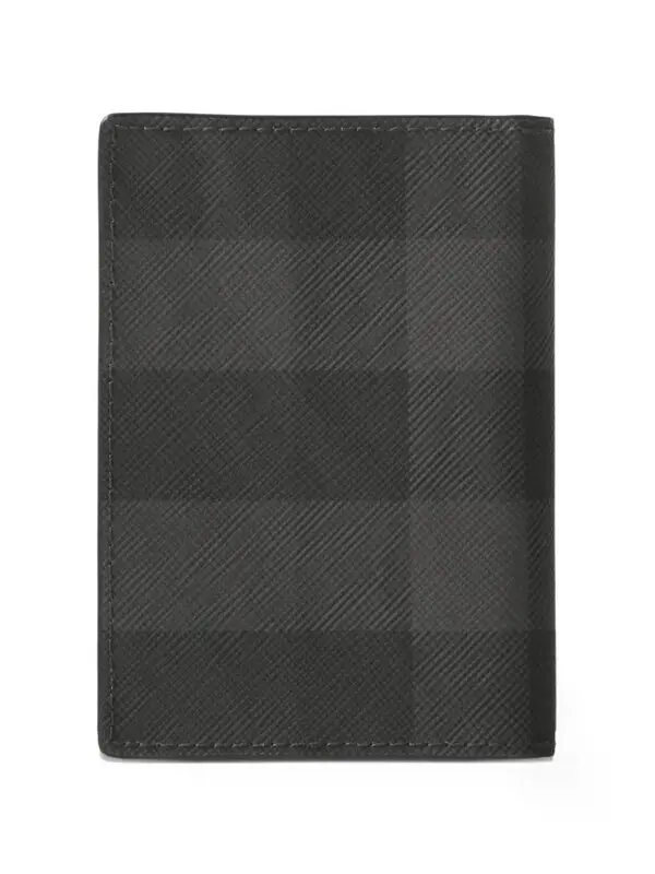 Burberry Check Folding Card Case
