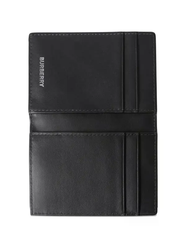 Burberry Check Folding Card Case
