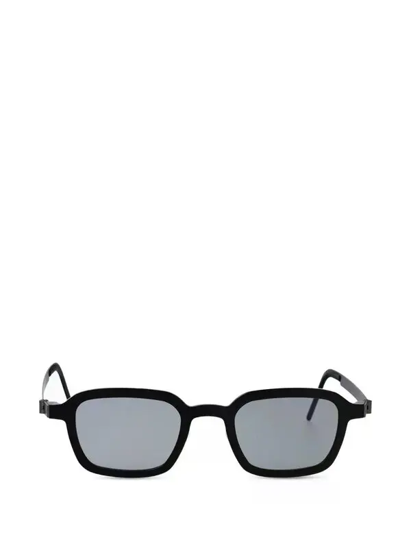 LINDBERG Rectangle-frame Sunglasses - Black
